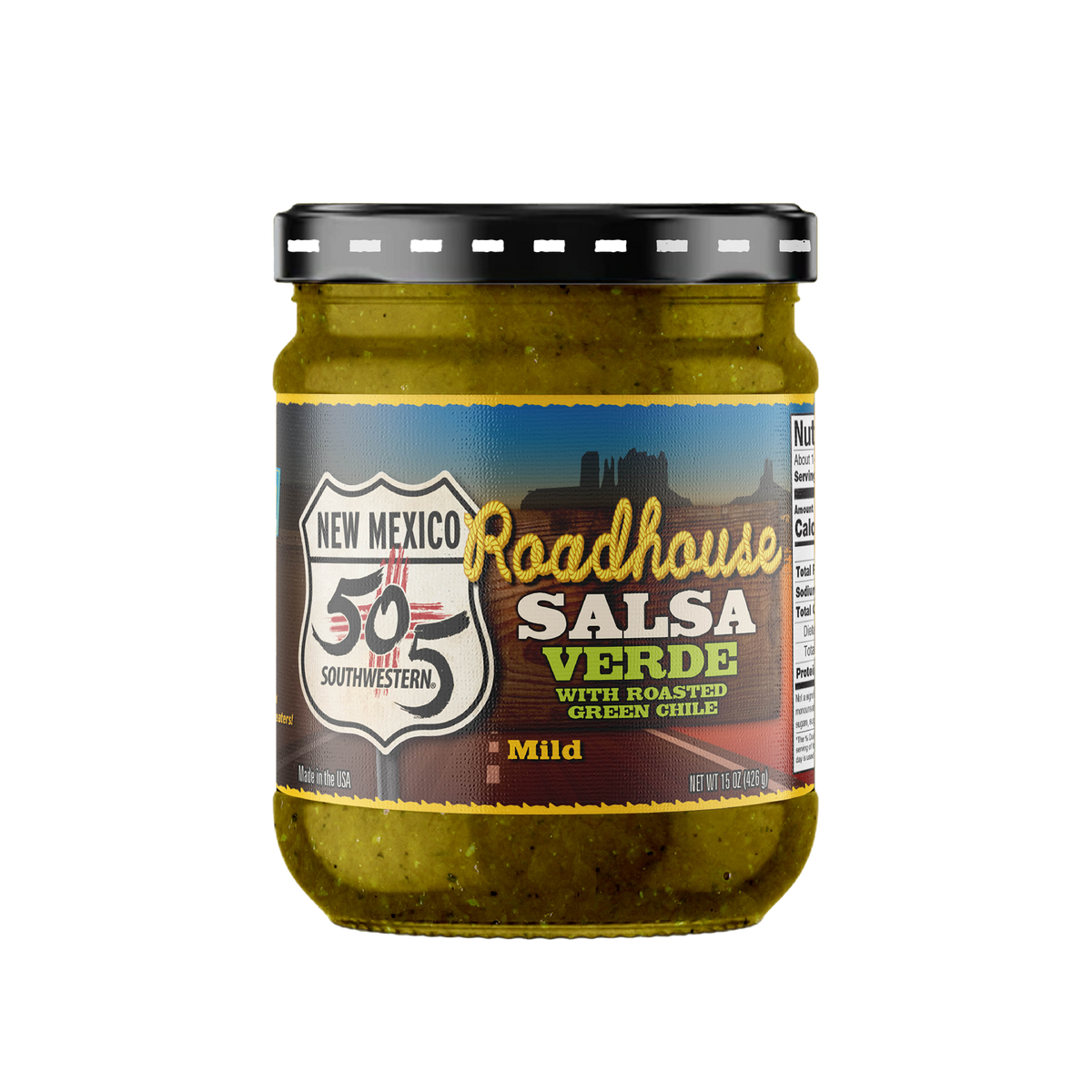 505SW™ Roadhouse Salsa Verde 15oz - MILD - 4 Pack Case – 505 Southwestern