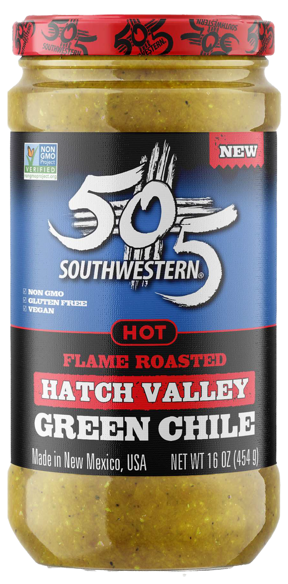 505SW™ Hatch Valley Roasted Green Chile 16OZ – Hot - 6 Pack Case – 505 ...